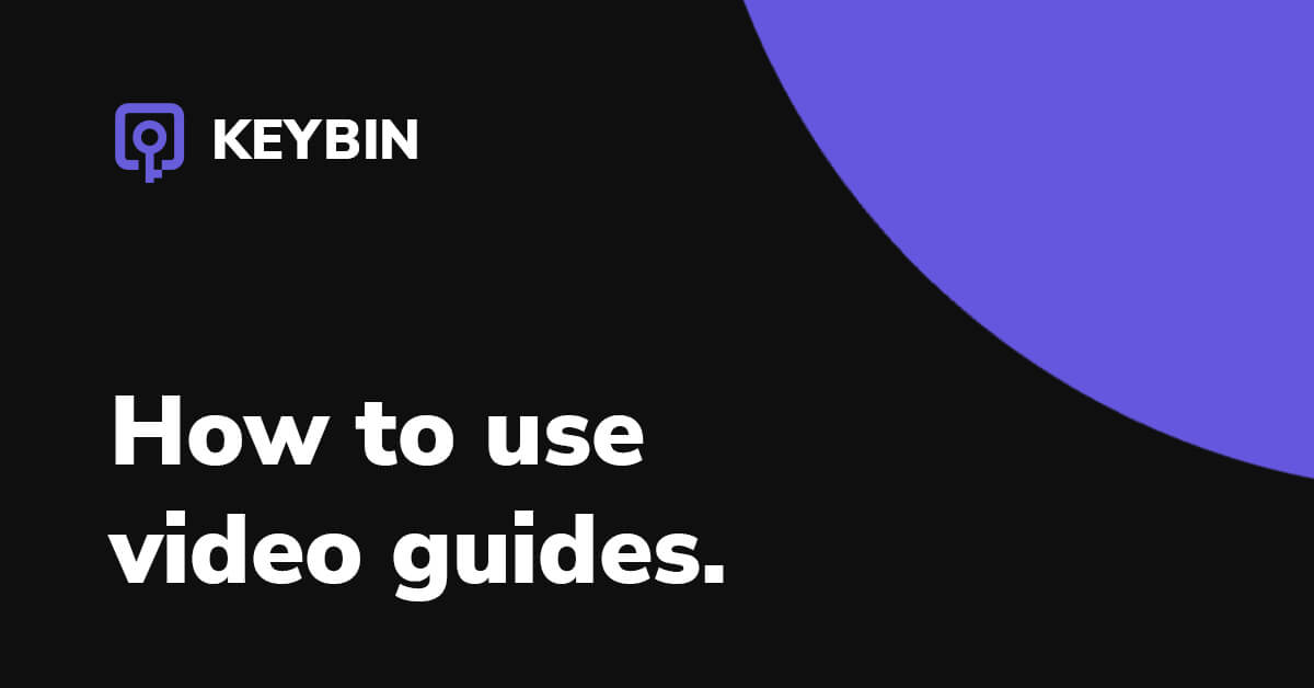 How to use - Keybin.net B2B Digital Codes Marketplace